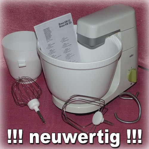 BRAUN KM32 🔴 WIE NEU 🔴 KÜCHENMASCHINE KM 32 321 mit 1 JAHR ...