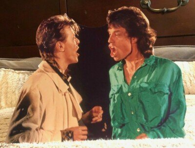 David Bowie & Mick Jagger Rock & Roll Tabletop Standee 7 1/2" Tall X 10 ...