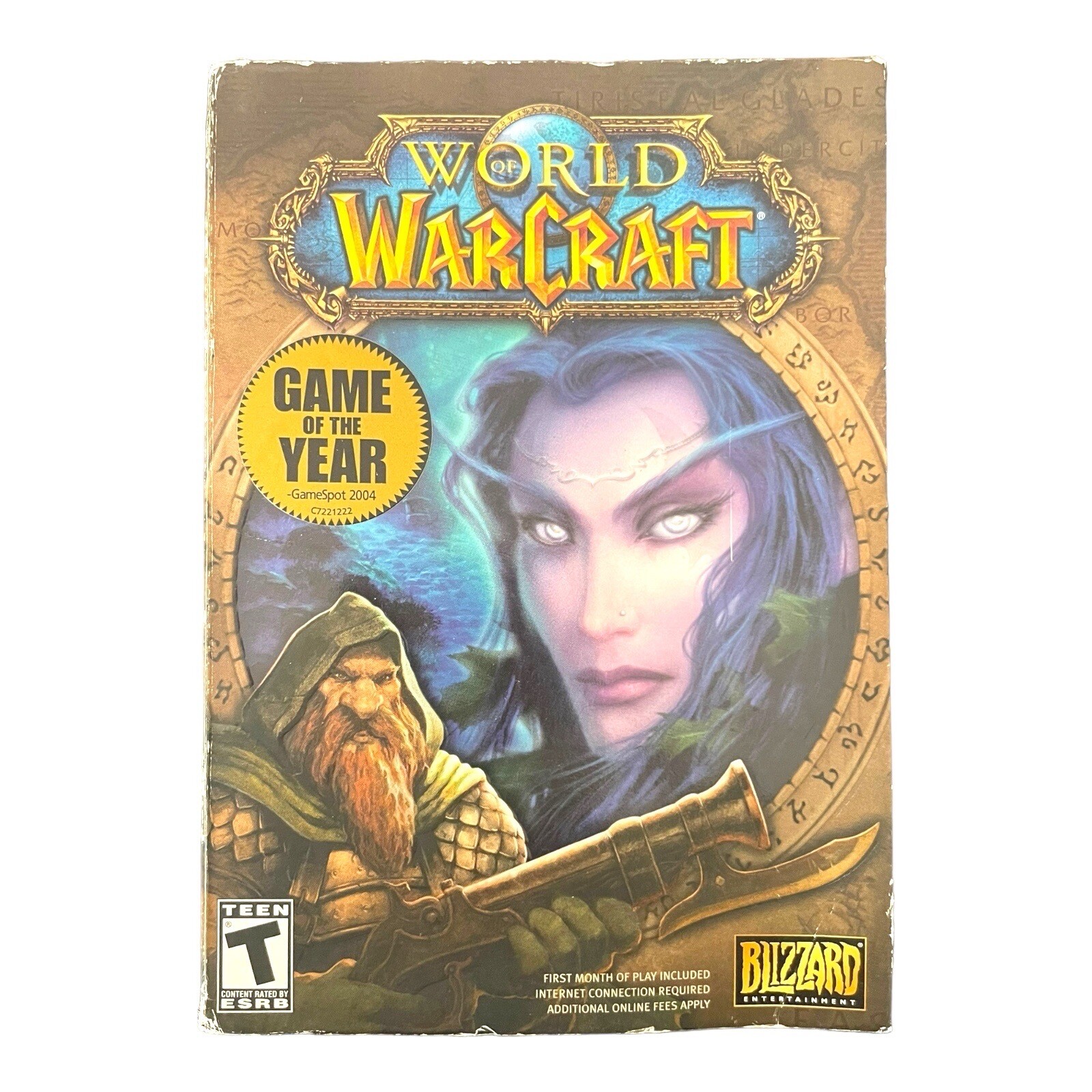 World of Warcraft (Windows/Mac, 2004) CIB 4 Disc Set + Bonus Burning ...