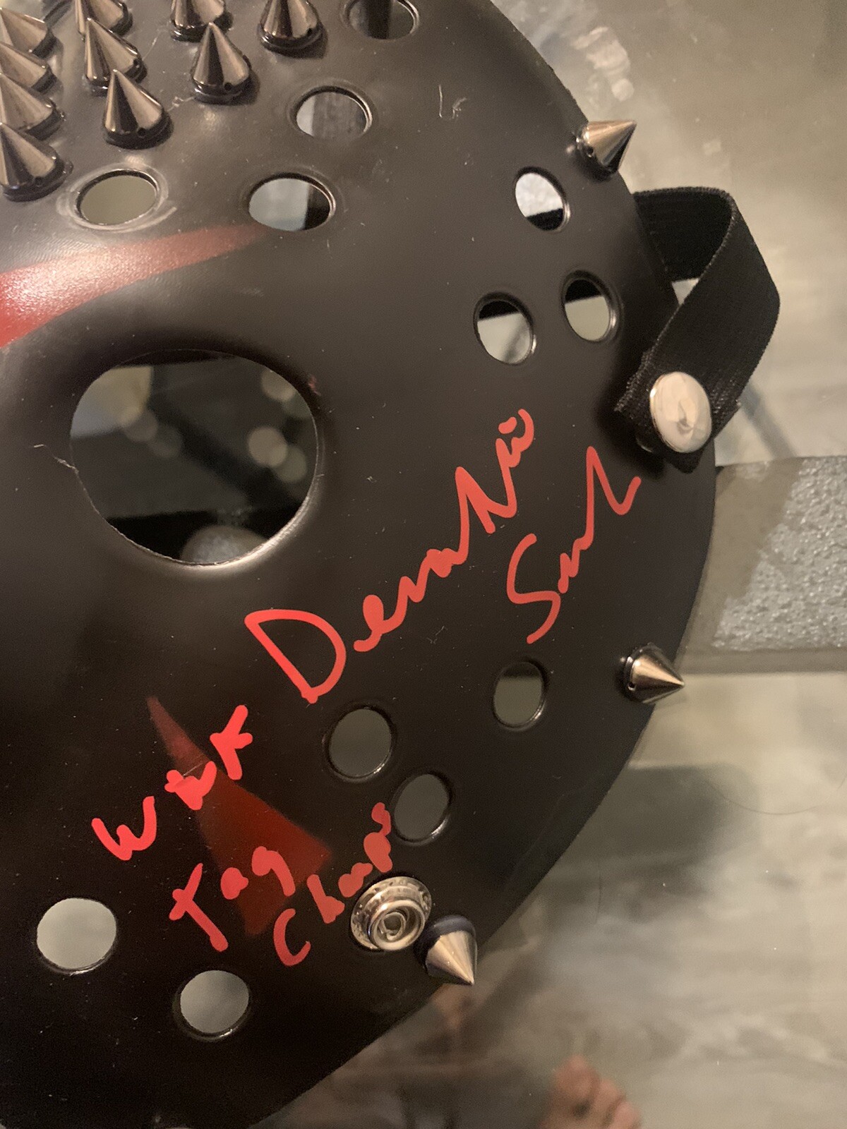 Wwf Demolition signed Replica Mask W/proof Autographed Inscribed Ax ...