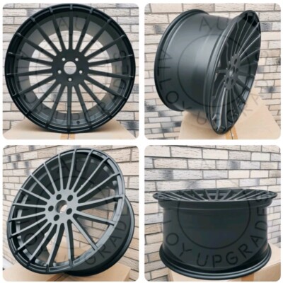 NEW 22" Inch Alloys Alloy Wheels BLACK FITS ALPINA BMW X5 X6 E70 E71 ...