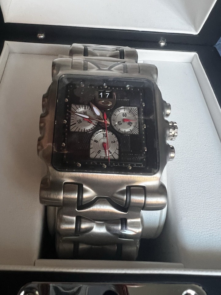 Oakley Minute Machine Time Tank new 2005 Watch Uhr Ultra Rare New | eBay