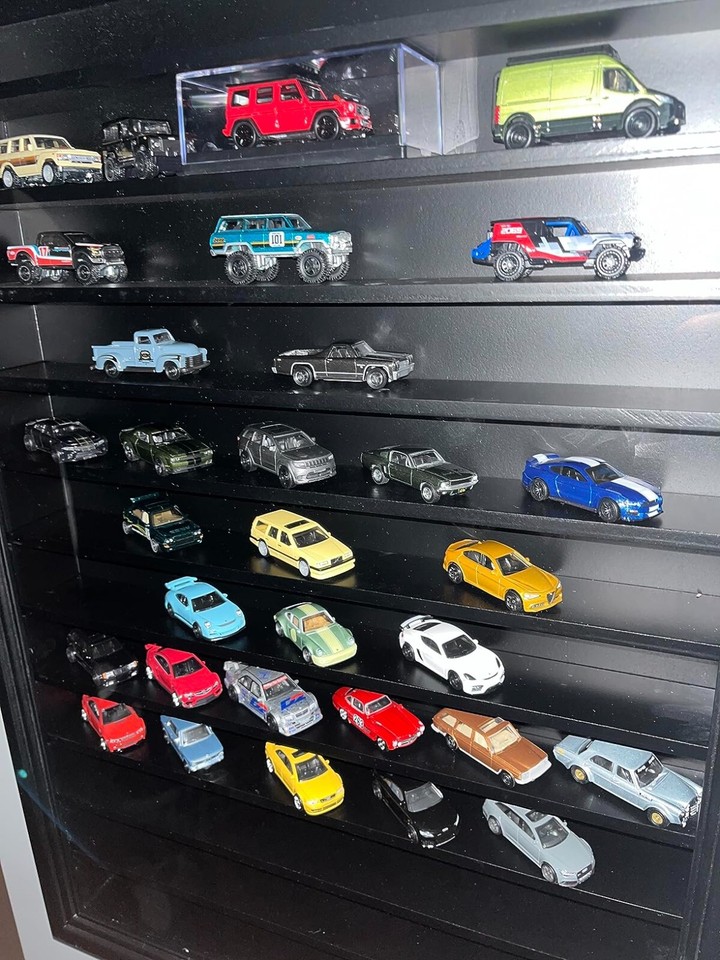 Model Car Display Case 1: 64 Scale Toy Cars Box Storage Cabinet Acrylic ...