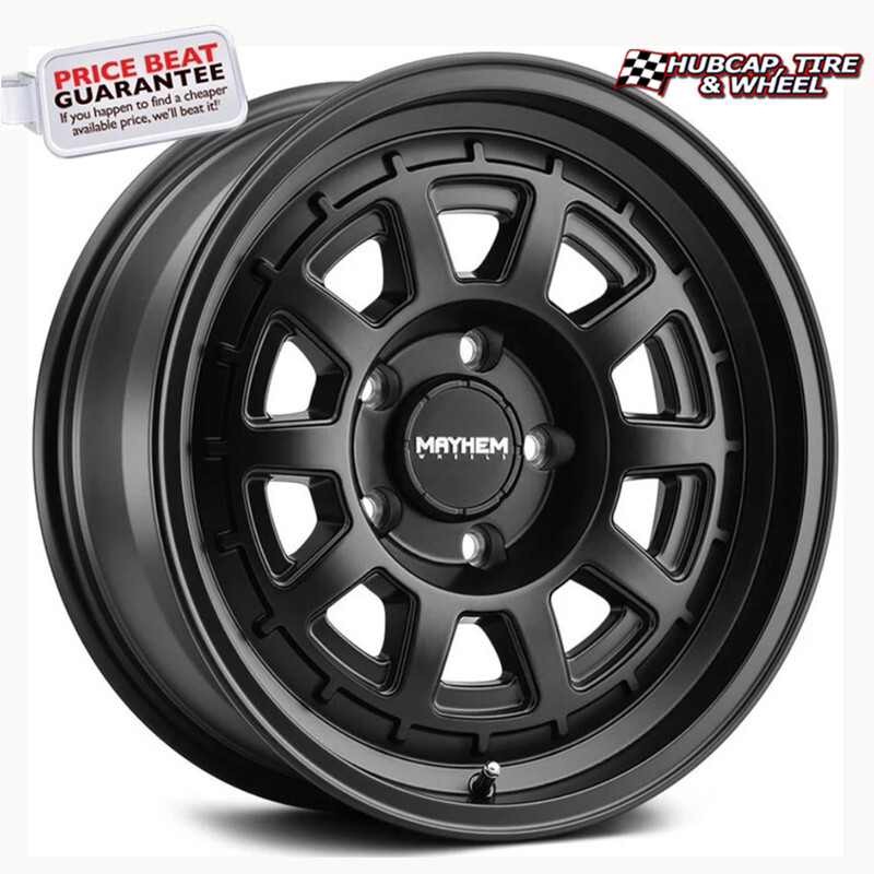 Mayhem 8303-7841MB52 Voyager 8303 Matte Black 17X8 5-160 52mm 65.1mm | eBay