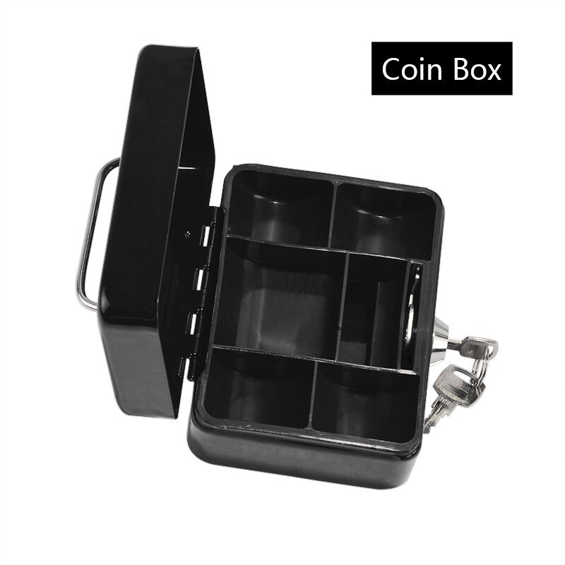 Portable Key Safe Box Key Locker Mini Steel Bank Safety Box Storage ...