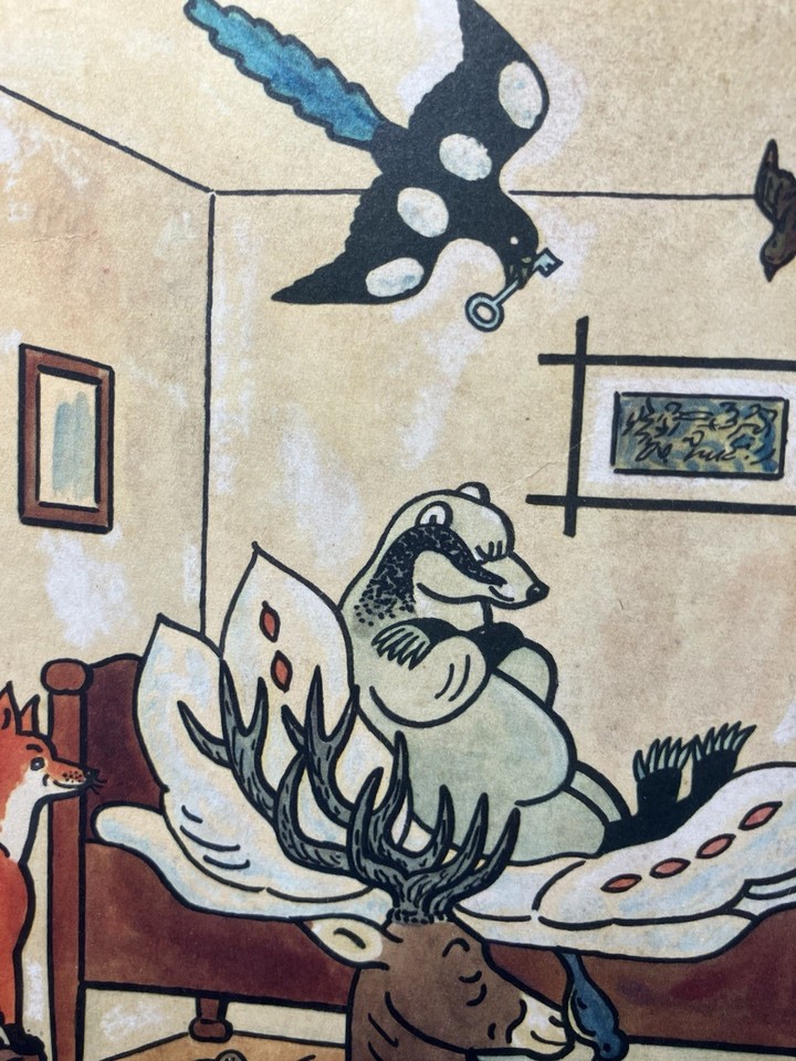 Josef lada (1887- 1957) Illustration Animals Artist Czech Prague 1976 ...