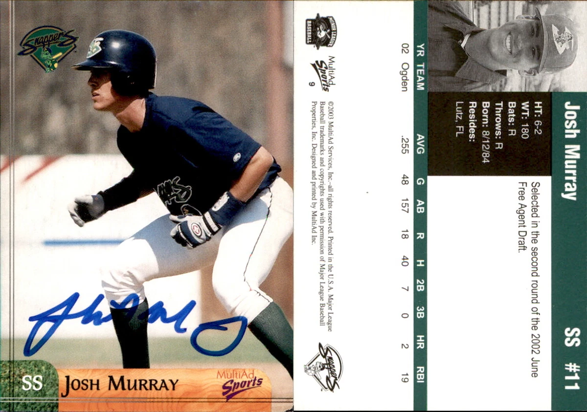Josh Murray Baseball Card