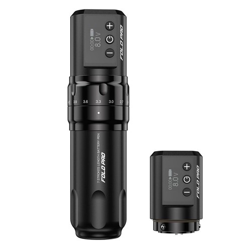 Mast Tattoo Pen Machine, Fold Pro Wireless Rotary Tattoo Gun with 2 ...