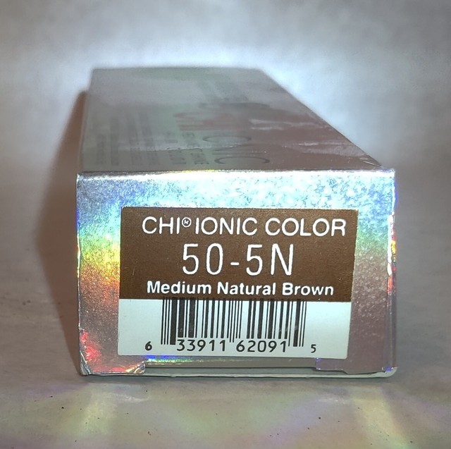 CHI Ionic Permanent Shine Hair Color 50-5n Medium Natural Brown 3oz for ...