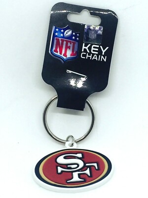 NFL San Francisco 49ers 3D Flexible logo Keychain | eBay