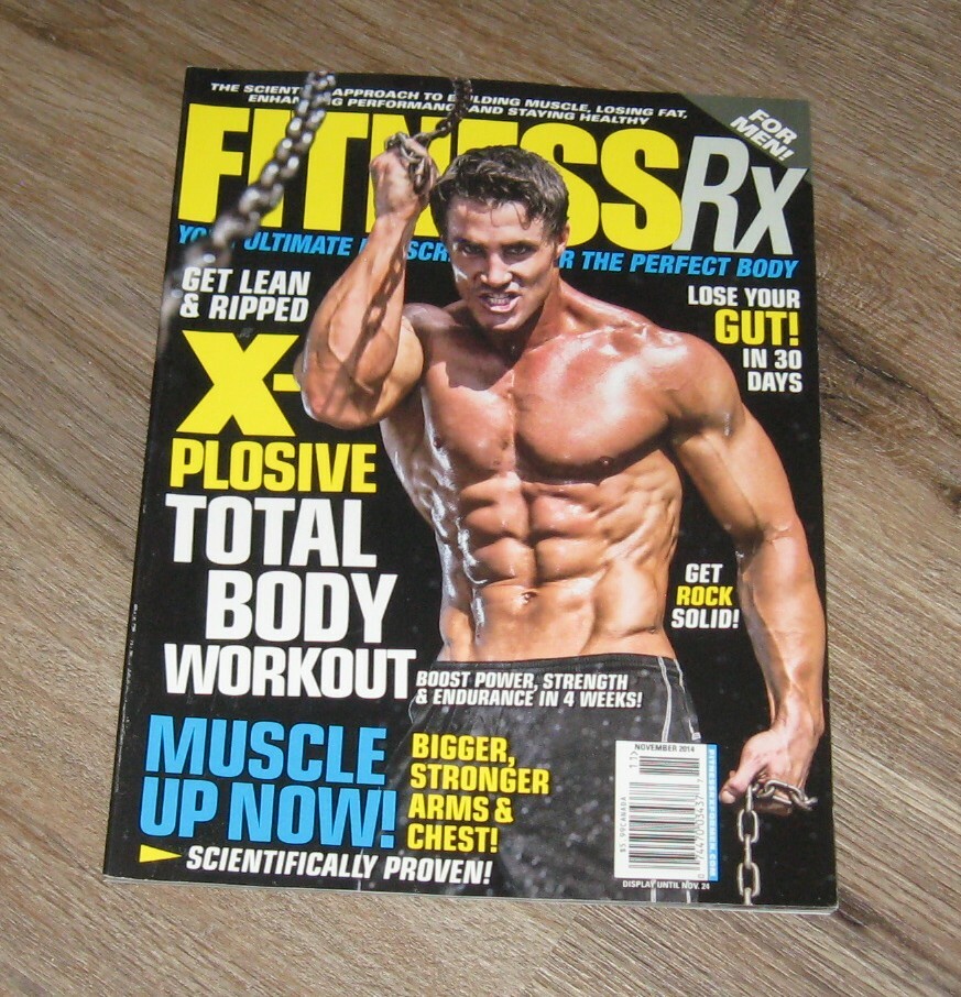 Fitness RX For Men magazine November 2014 Greg Plitt COVER photos ...