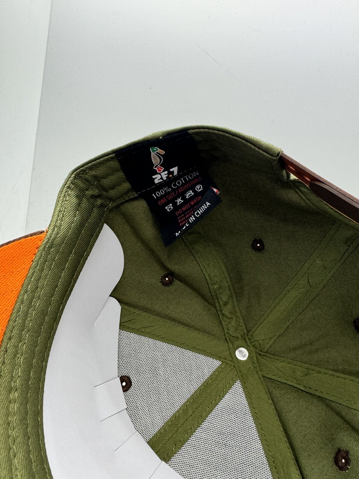 24.7 Hunt Co. Duck Deep Crown Snapback Hat 2F7 Hunt - Olive & Brown ...