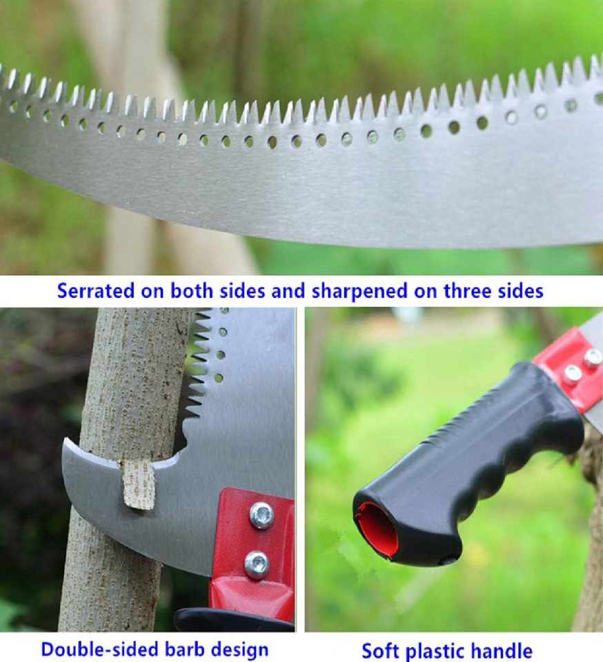 Pole Saw cutter for Tree Trimming Pruner with 48"~166" adjust Pole+3 ...