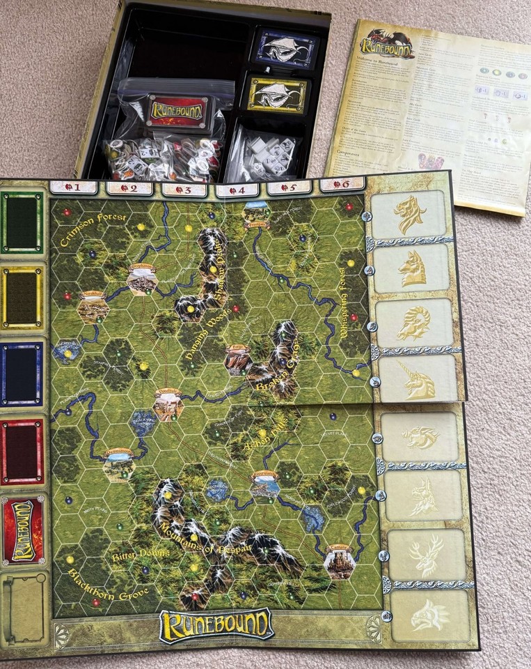 Runebound - FFG (2004) original 1st Edition - Complete / Exc condition ...