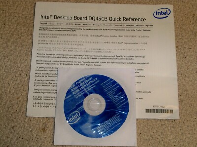 Intel Desktop Board Express Installer Drivers & Quick Reference DQ45CB ...