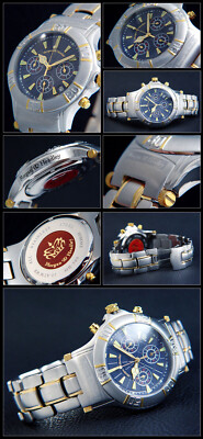 Prezioso Cronografo Uomo Homme Acciaio Data Morgan & Headley Blu | eBay