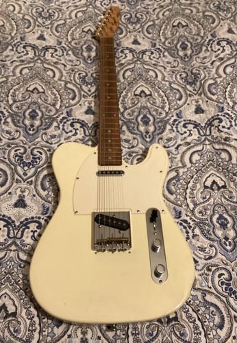 1999 Beige Squier Affinity Telecaster w/ special pickups and bridge ...