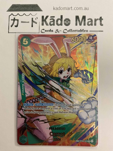 Carrot OP08-023 SR (SP) PRB02 The Best Vol. 2 One Piece TCG Card | eBay ...