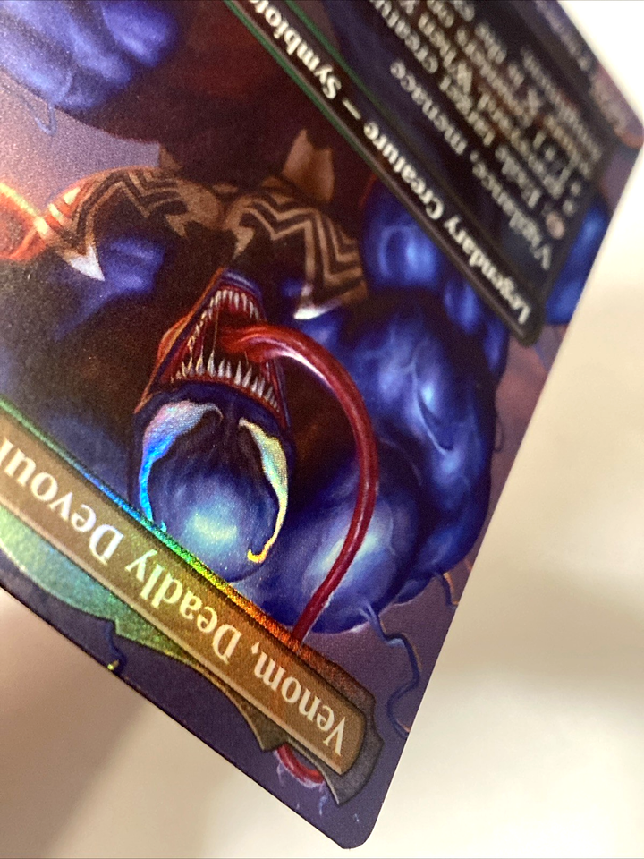 MTG Venom, Deadly Devourer (Borderless Foil) Marvel's Spider-Man 22 NM | eBay