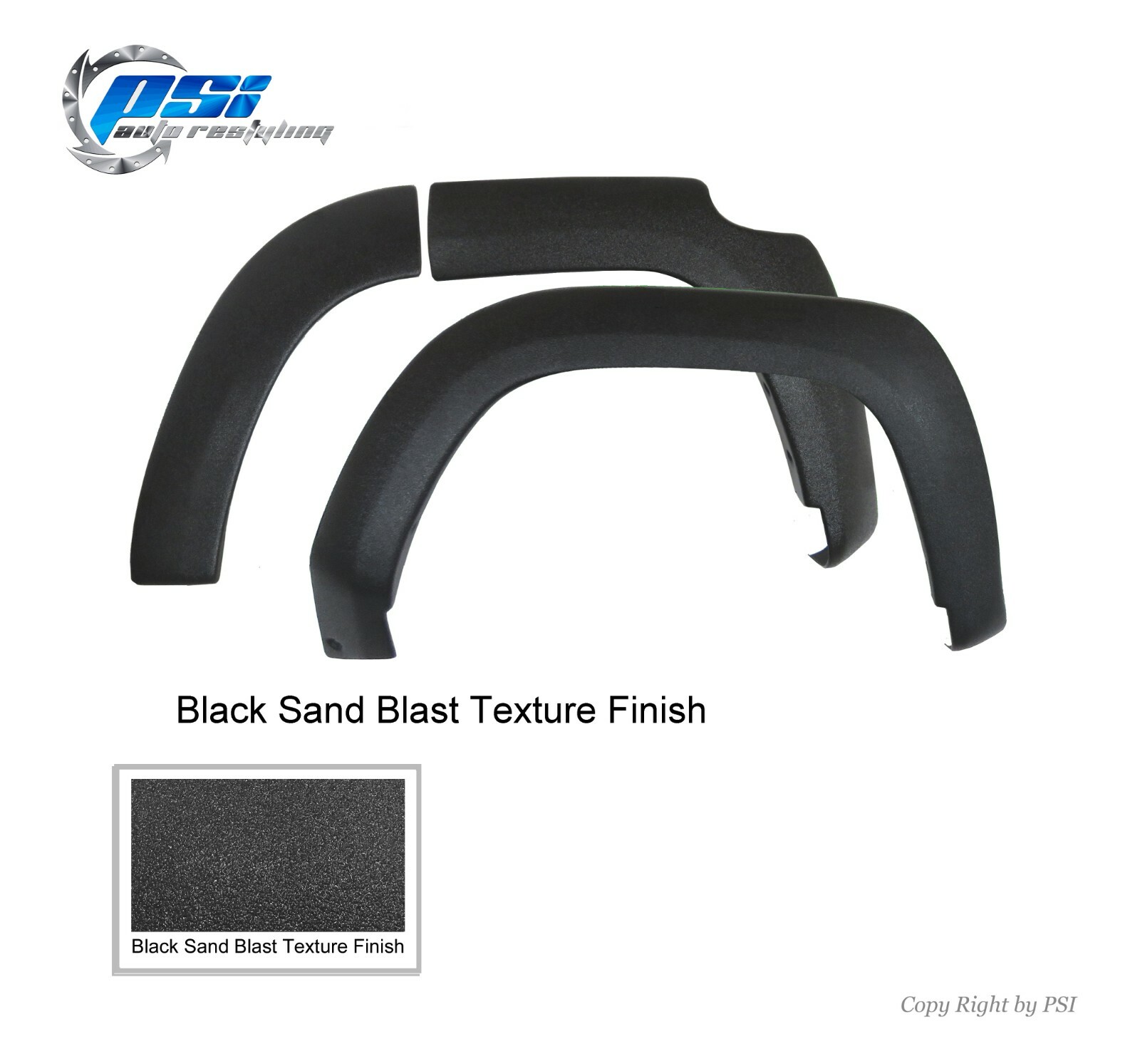 Textured Extension Style Fender Flares Fits Toyota 4Runner 2014-2021 ...