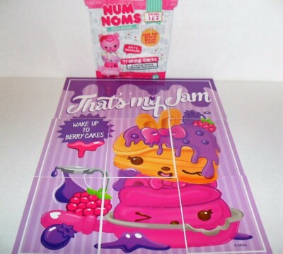 NUM NOMS SERIES 1 & 2 TRADING CARDS PUZZLE CARD SET OF (9) CARDS | eBay