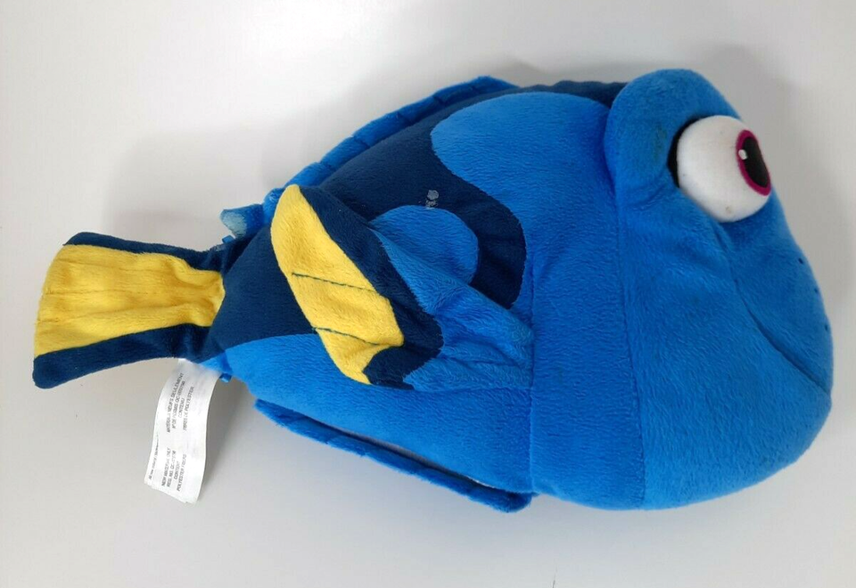 Talking Finding Dory Fish. Disney Pixar. 12" Plush Stuffed Toy. Bandai ...
