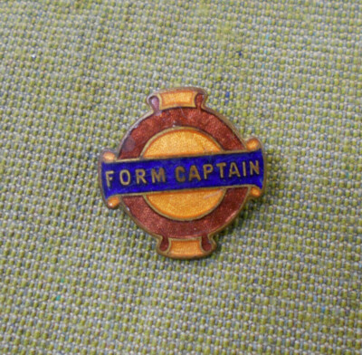 #D28. FORM CAPTAIN SCHOOL BADGE | eBay Australia