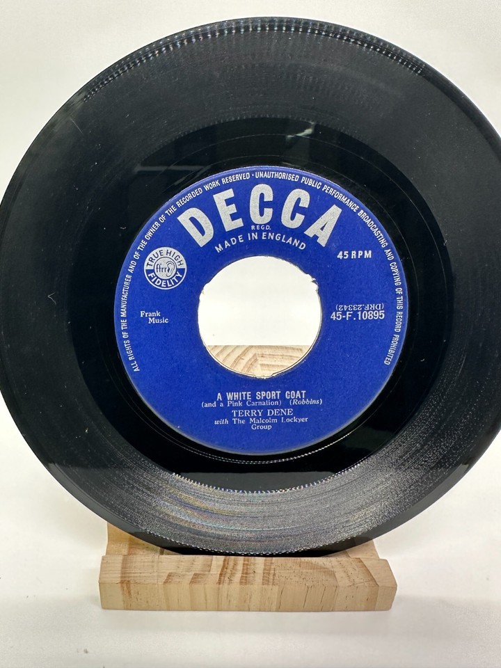 TERRY DENE The Man In The Phone / A White Sport Coat DECCA 10895 VINYL ...