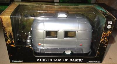 Airstream Bambi Caravan Trailer American 16ft 1:24 Scale Retro Diecast ...