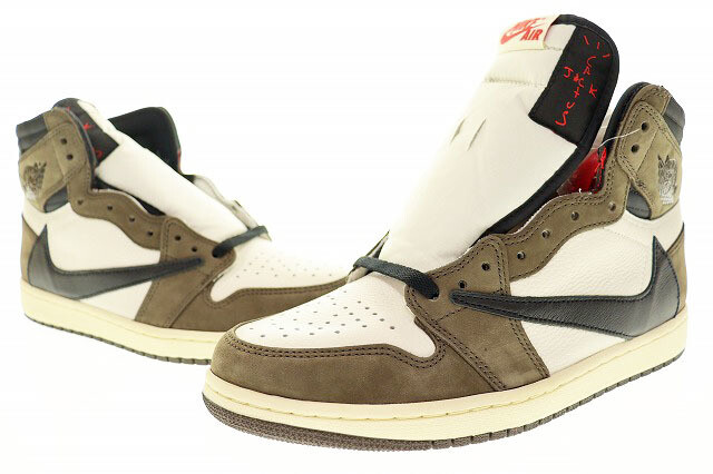 Nike AIR JORDAN 1 HIGH OG TS SP TRAVIS SCOTT 2019 DAR… - Gem