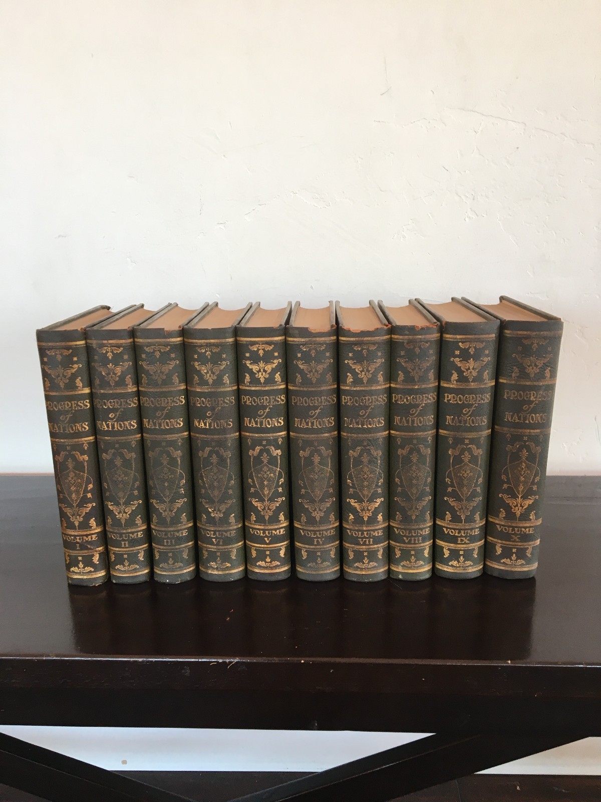 Progress of Nations (1930, 1st DAV Edition, Complete 10 Volume Set) | eBay