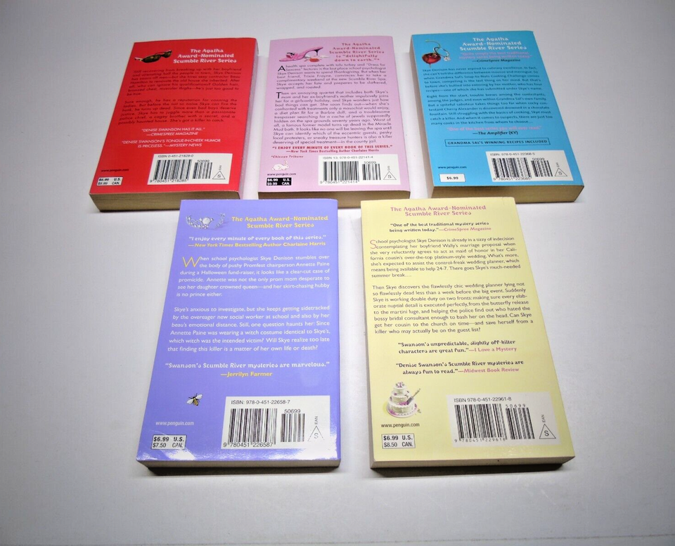 Denise Swanson, Scumble River Mystery Series, 9 Books 8-16, Pb, BRAND ...