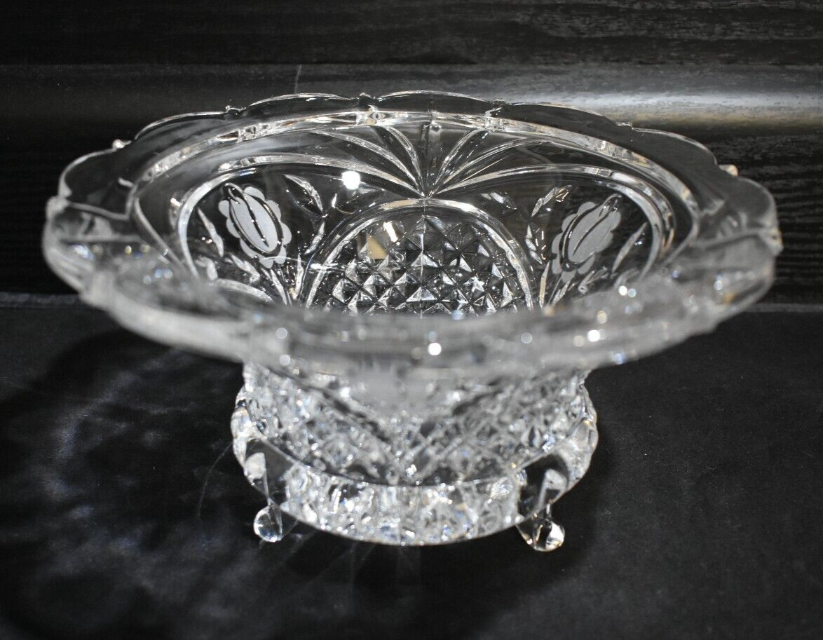 The European Collection - Germany - Lead Crystal Footed Candy Dish - 7. ...