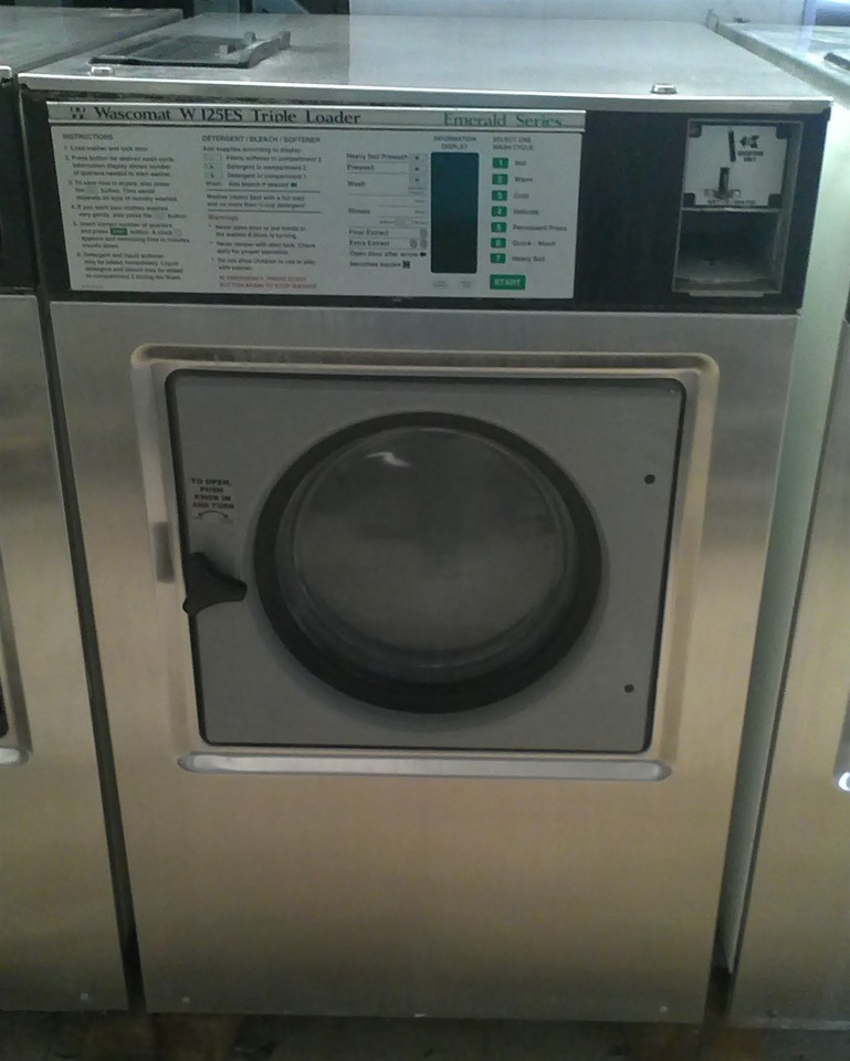 Wascomat Front Load Washer Coin Op, 3PH 208-240V, Model #: W125ES | eBay
