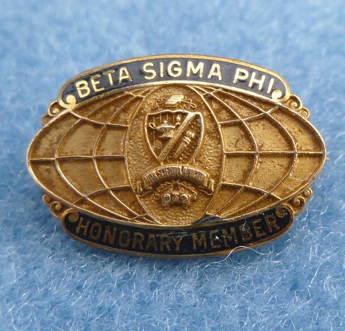 Beta Sigma Phi Honorary Member Pin Vintage | eBay