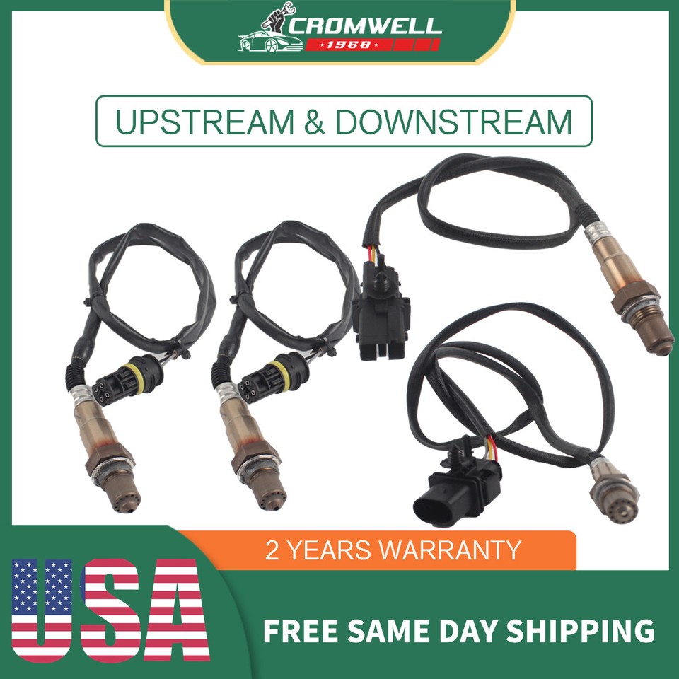 4PCS O2 Lambda Oxygen Sensors Upstream & Downstream For BMW X5 2010 ...