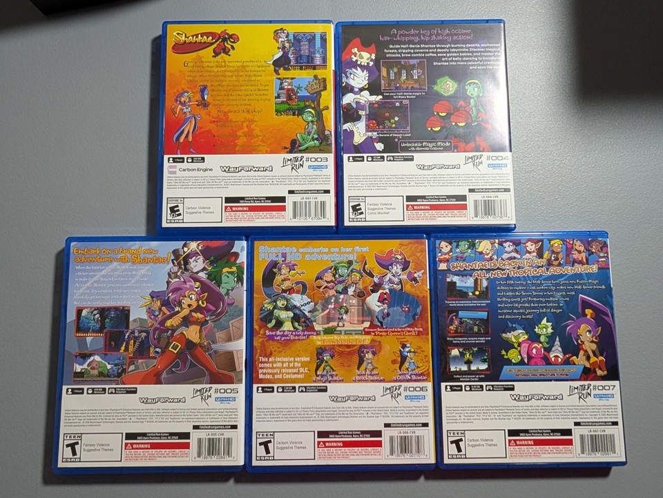 Shantae Complete Collection Bundle With Slip Cover - PlayStation 5 PS5 ...