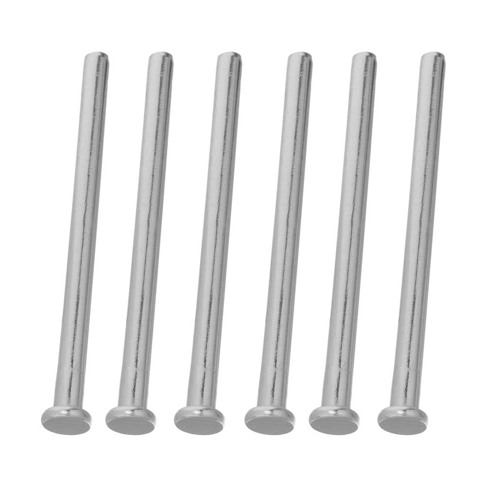 6 Pcs Wooden Door Hinge Non-mortise Hinges Removable Pin Metal Pins ...