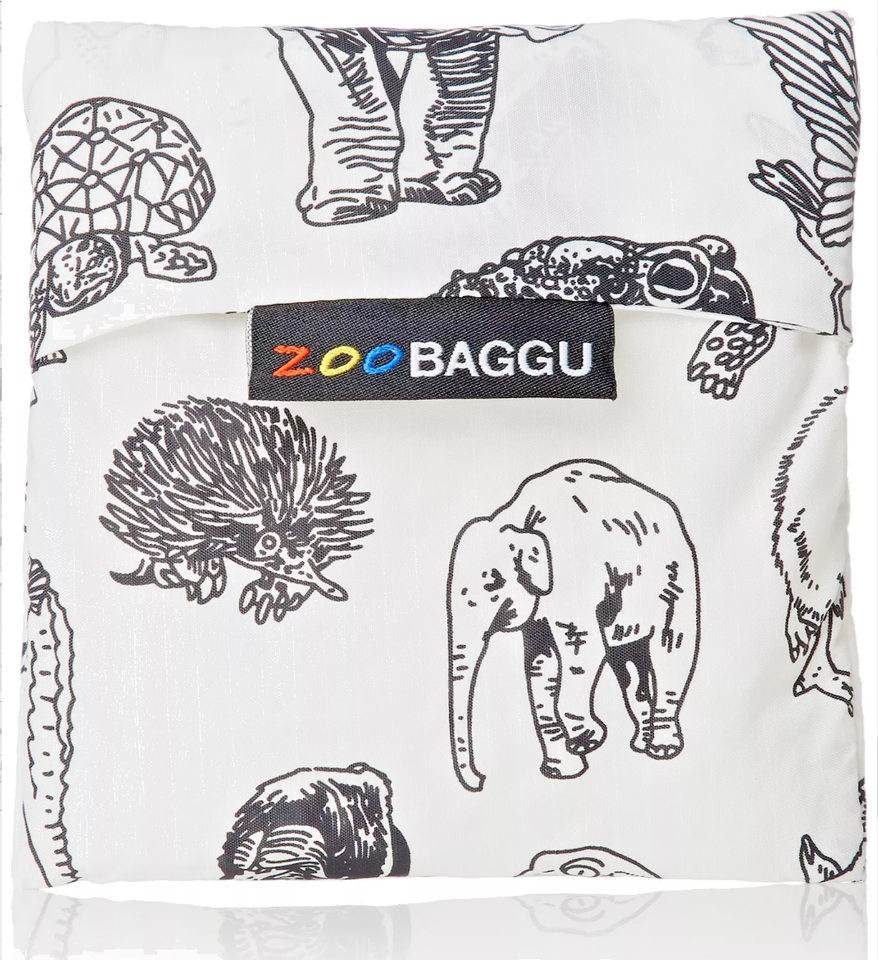 NEW BAGGU Standard Eco Friendly Bag Animal Zoo by Jason Polan | eBay