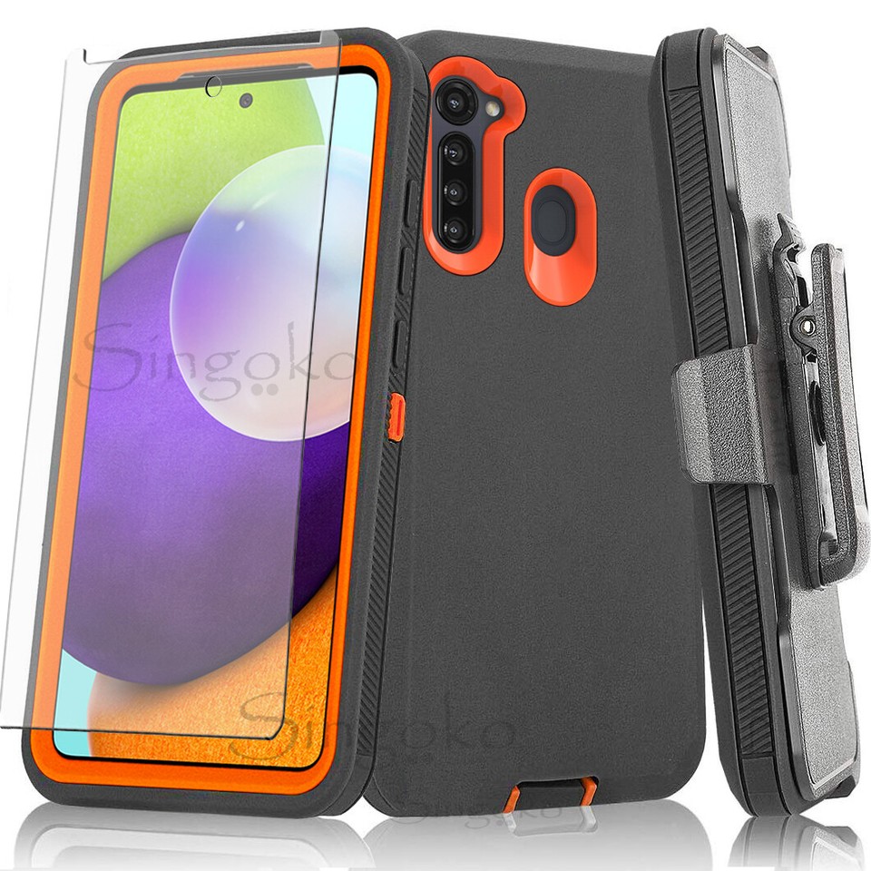 RUGGED SHOCKPROOF Phone ARMOR Case Cover Clip Holster Stand + SCREEN ...
