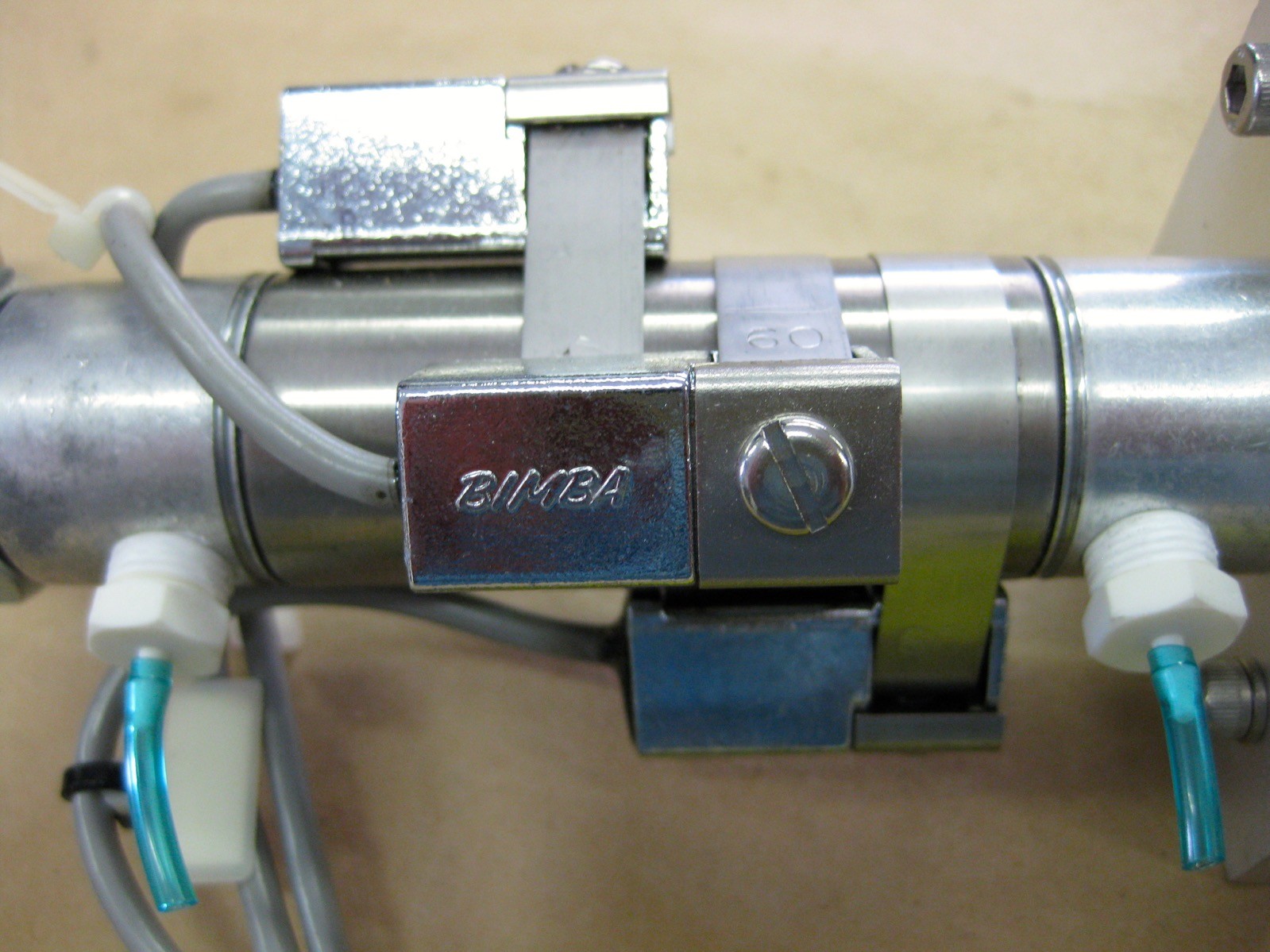 BIMBA Flat-1 FO-170 Pneumatic Air Cylinder Control Valves Magnetic ...