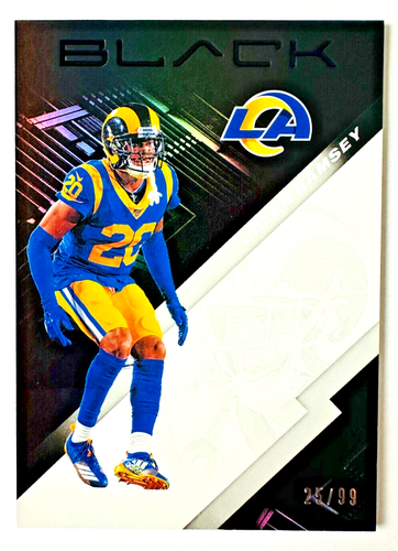 2020 Panini Black Jalen Ramsey Parallel Card SP #/99 Rams Star! | eBay