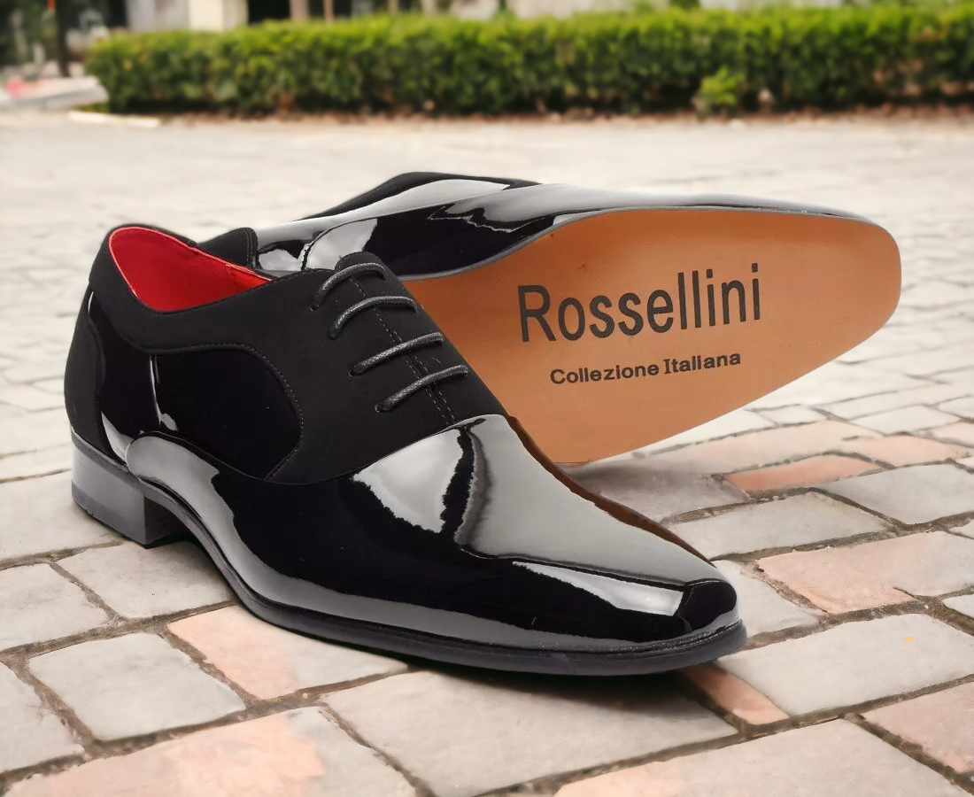 Rossellini Men's Vintage Lace-Up Loafers, Classic Brogue Moccasins | eBay