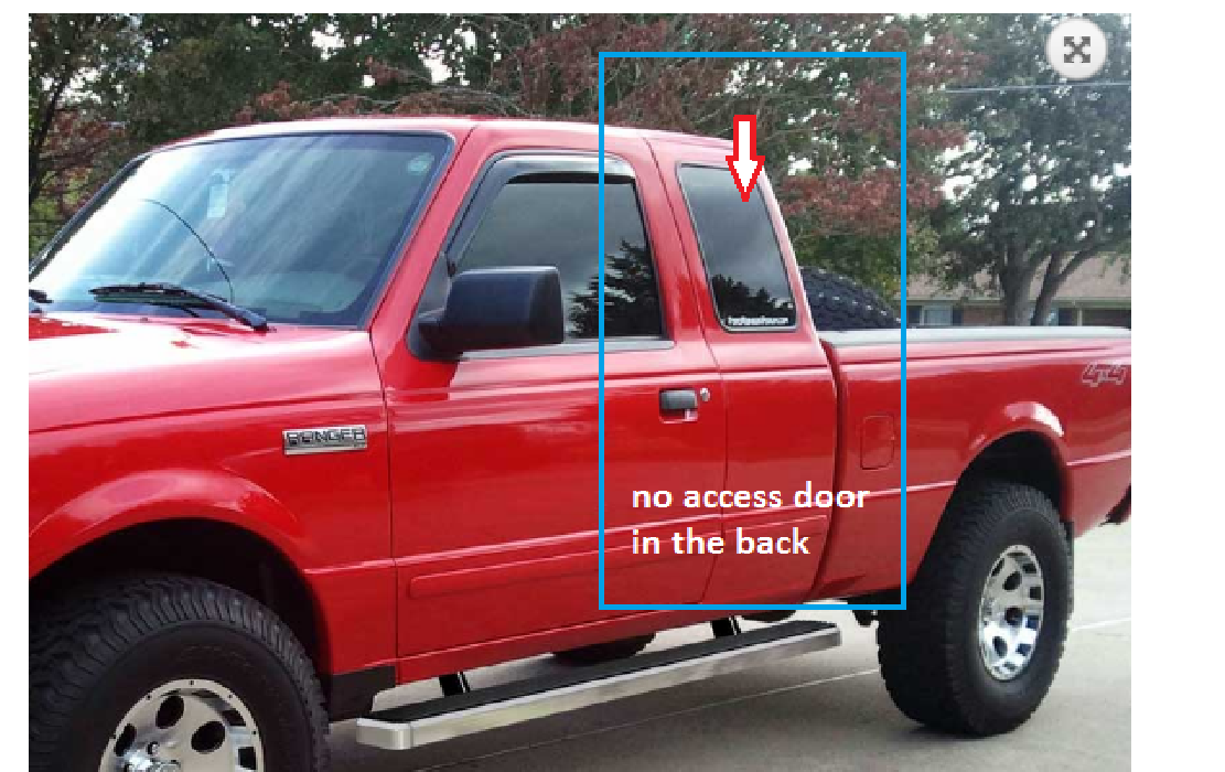 Fits 1993-2011 Ford Ranger 2 Door Super Cab Driver Left Rear Quarter ...