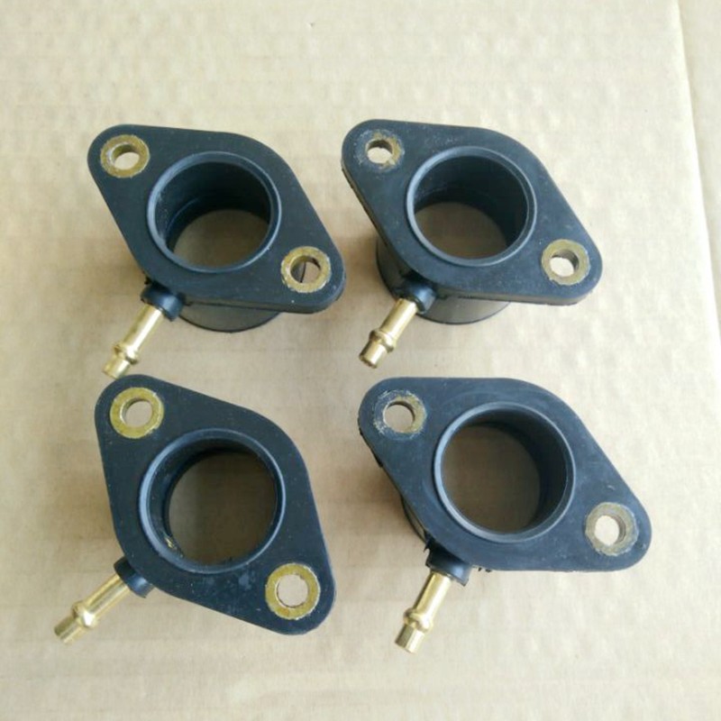 Carb Carburetor Intake Boot Set For Kawasaki KZ400 KZ500 KZ550 Z400 ...