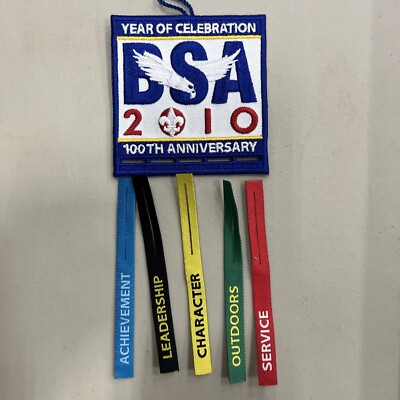 2010 BSA 100th Anniversary Year of Celebration Scout Patch With All 5 ...
