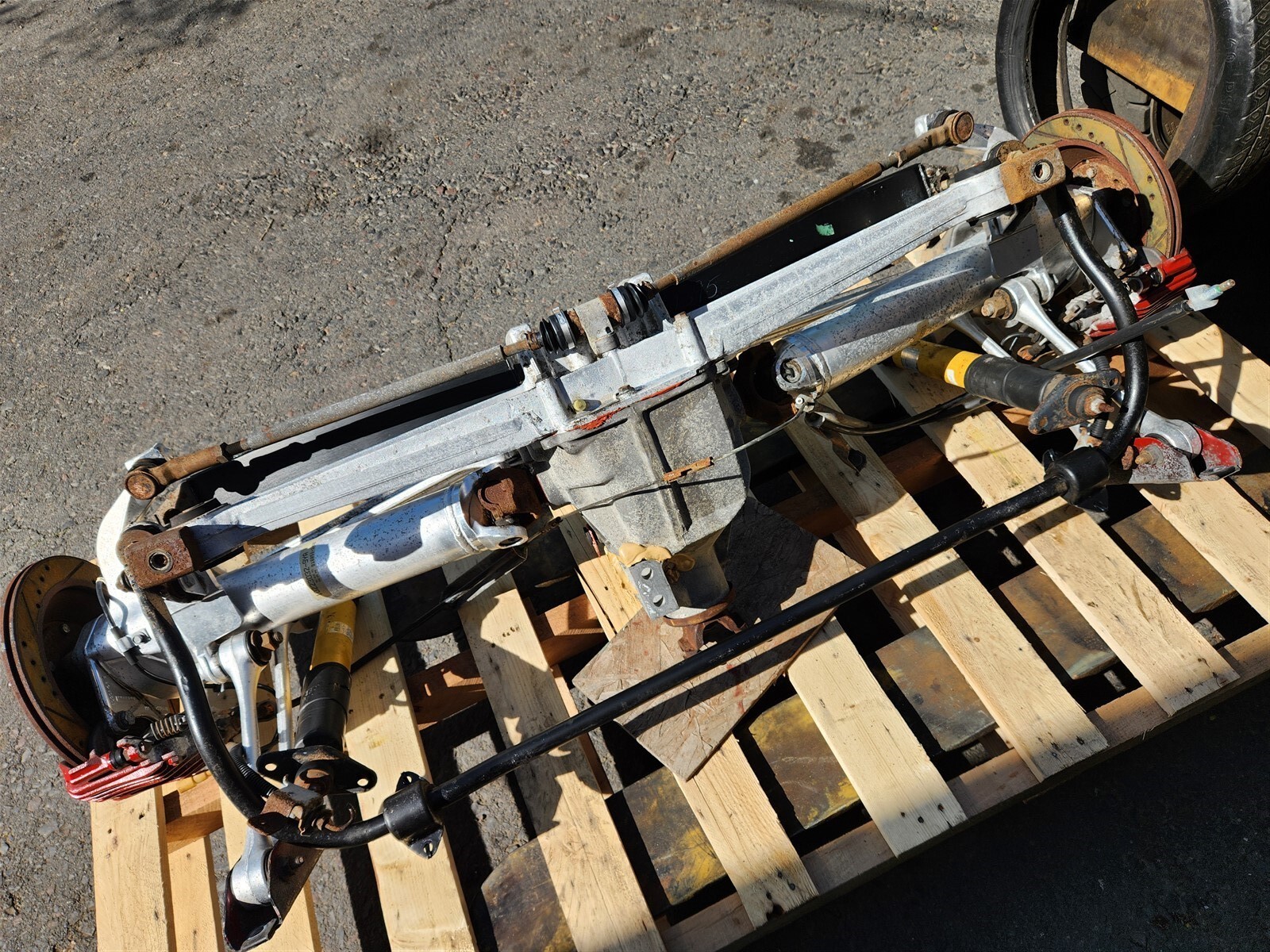 93 Corvette DANA 36 Rear Suspension 3.07 Ratio Differential PAINTED ...