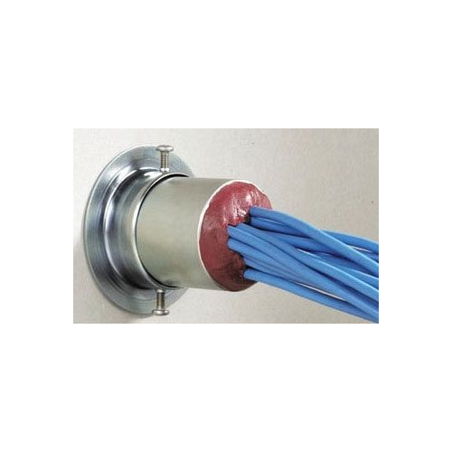 SpecSeal FS400, 4", Steel, Firestop Sleeve with Escutcheon Plate/Gasket ...