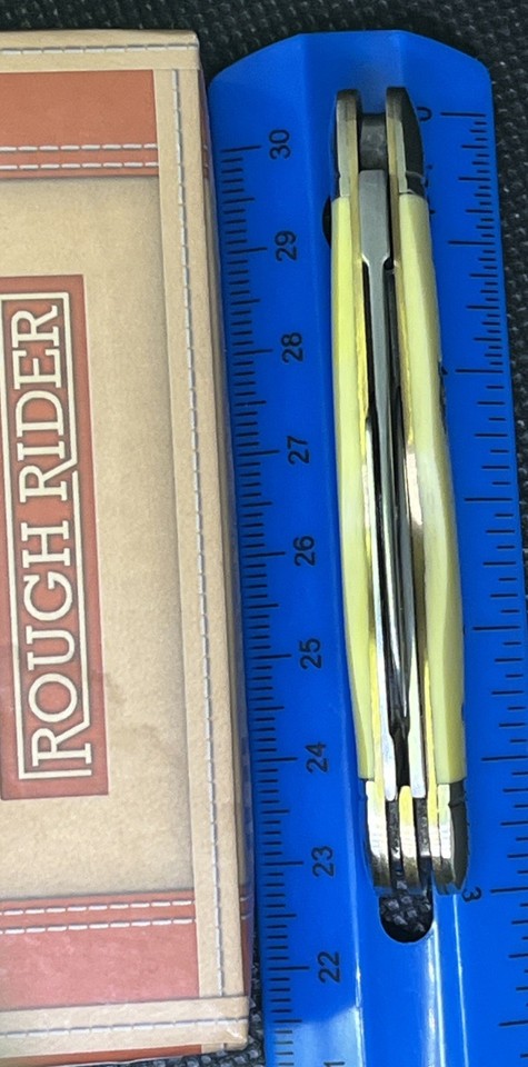 Rough Rider RR891 Whittler With Yellow Delrin Handles | eBay