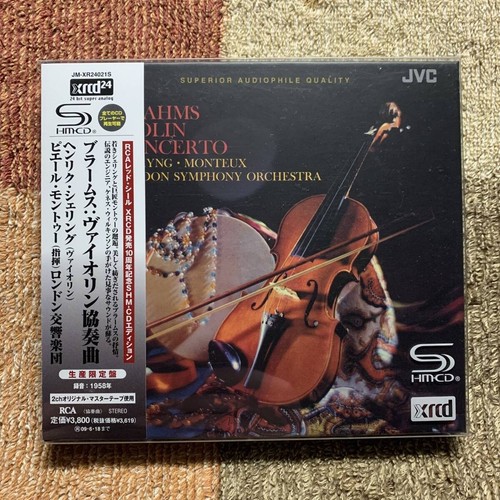 Shm-Cd Xrcd24 Henrik Schelling Pierre Montute Brahms Violin Concerto Jm ...